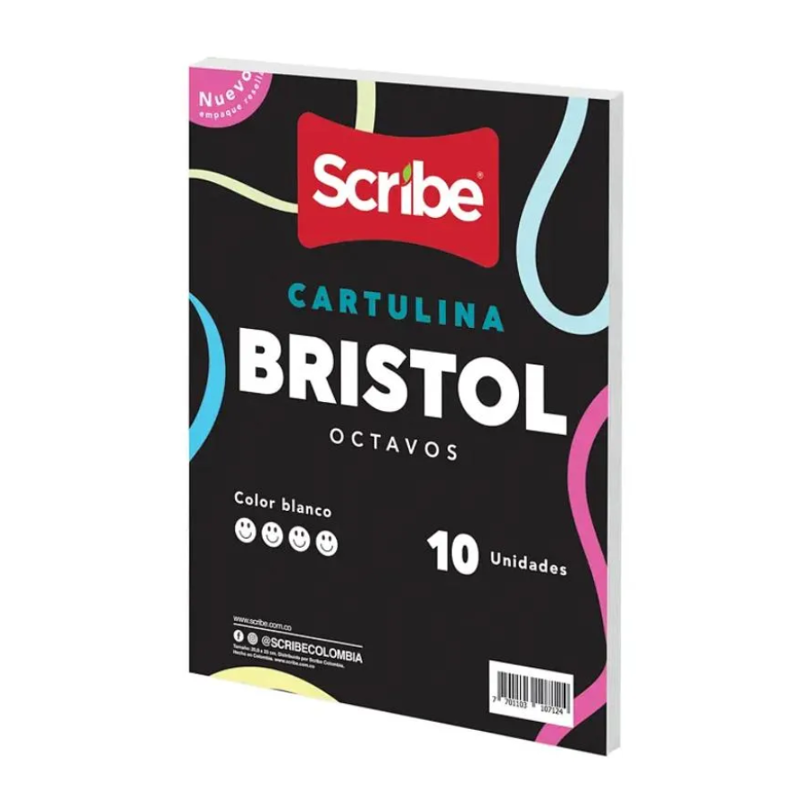 Cartulina Bristol 1/8 | Remates Impacto